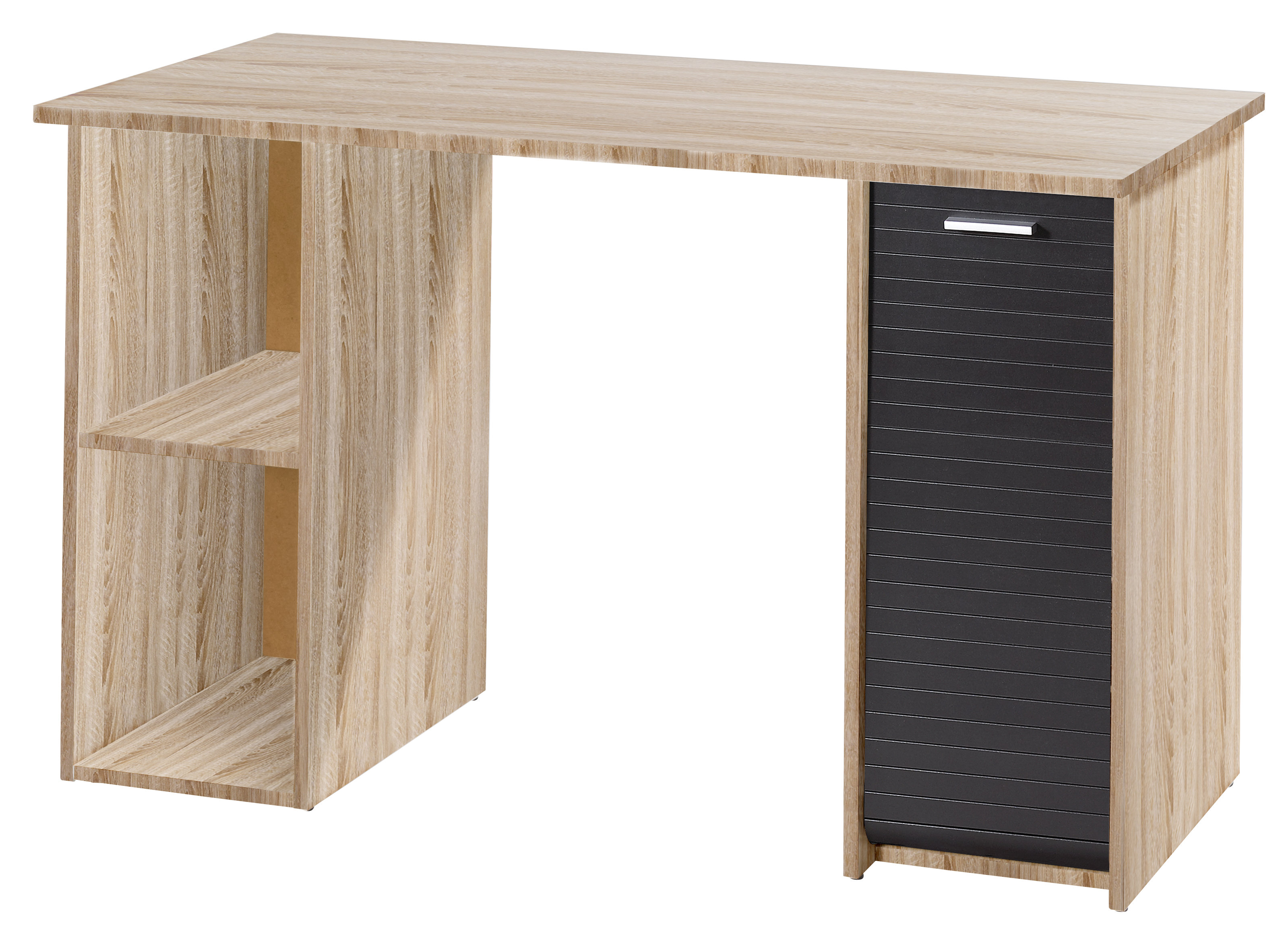 Alpen Home Perea 130cm W Rectangular Computer Desk with Cabinet ...
