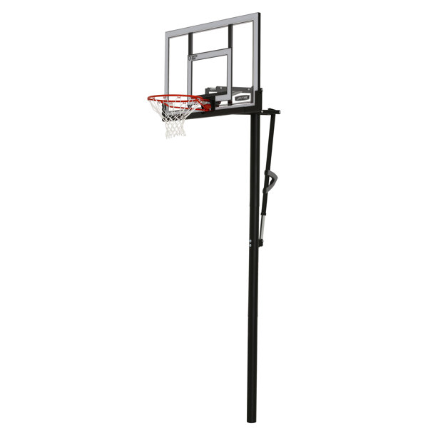 Lifetime Height Adjustable In-Ground Basketball Hoop (52" Polycarbonate ...