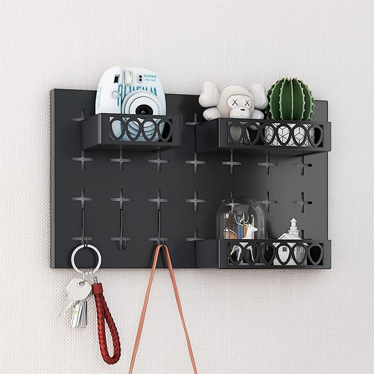 Ebern Designs Aysheia Wall Key Organizer with Key Hooks | Wayfair