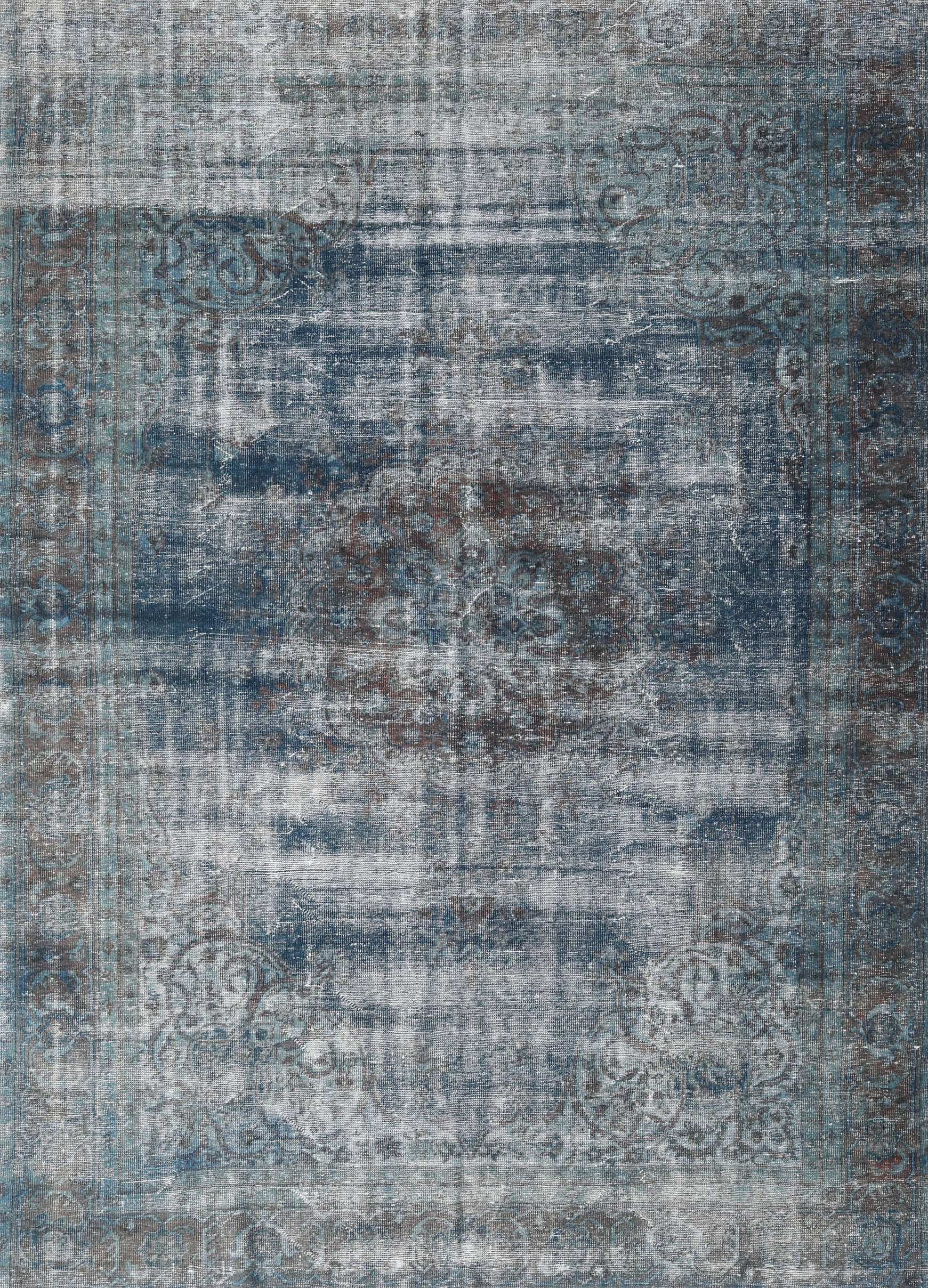 One Allium Way® Oriental Wool Blue/Gray Area Rug | Wayfair
