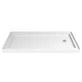 DreamLine SlimLine 54" x 32" Single Threshold Shower Base & Reviews ...