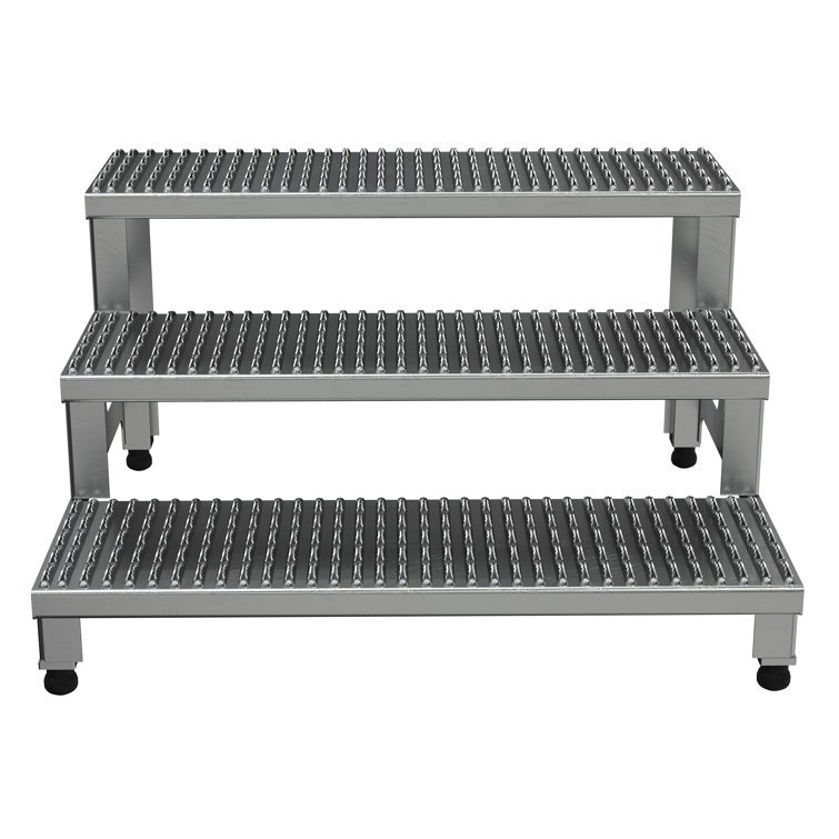 Vestil 3 - Step Aluminum Step Stool | Wayfair