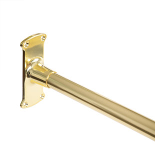Wayfair | Gold Shower Curtain Rods You'll Love in 2023