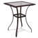 Winston Porter Carly Glass Outdoor Bar Table & Reviews | Wayfair
