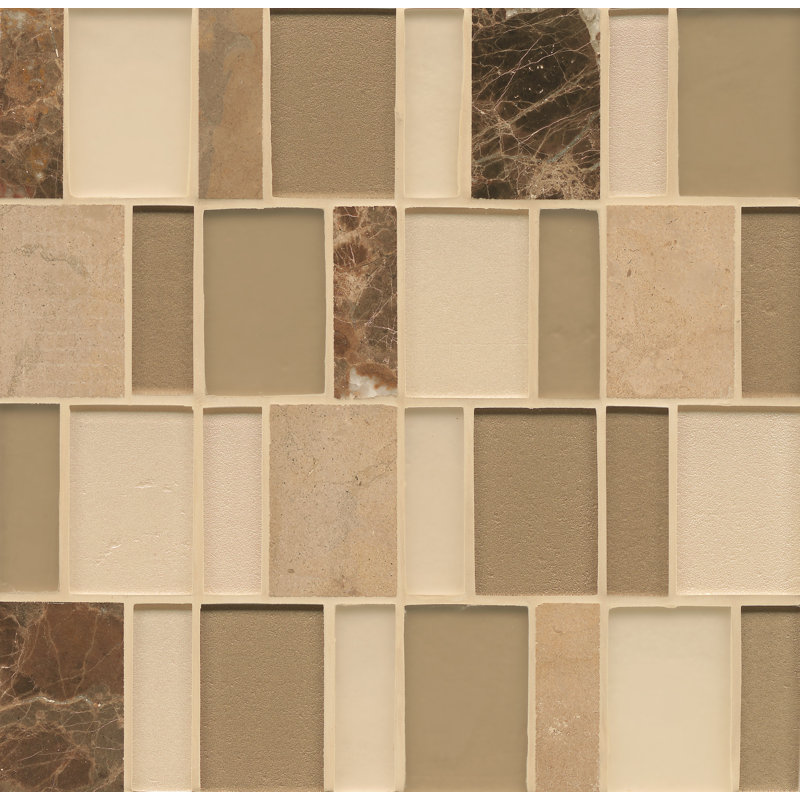 Bedrosians Glass Random Wall Tile | Wayfair