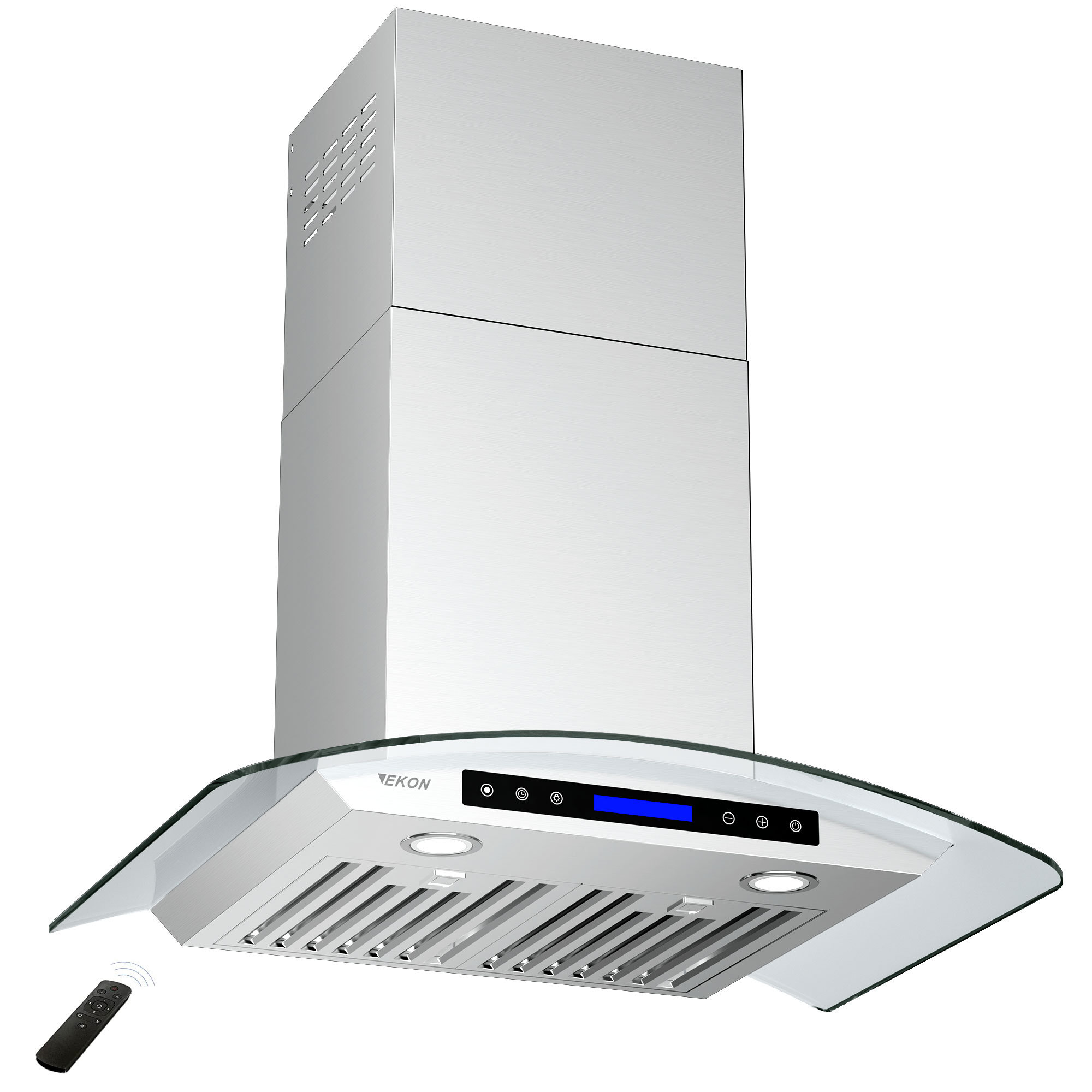 EKON KITCHEN EXPERT Hotte de cuisine murale à conduit 35,43 po 900 CFM ...