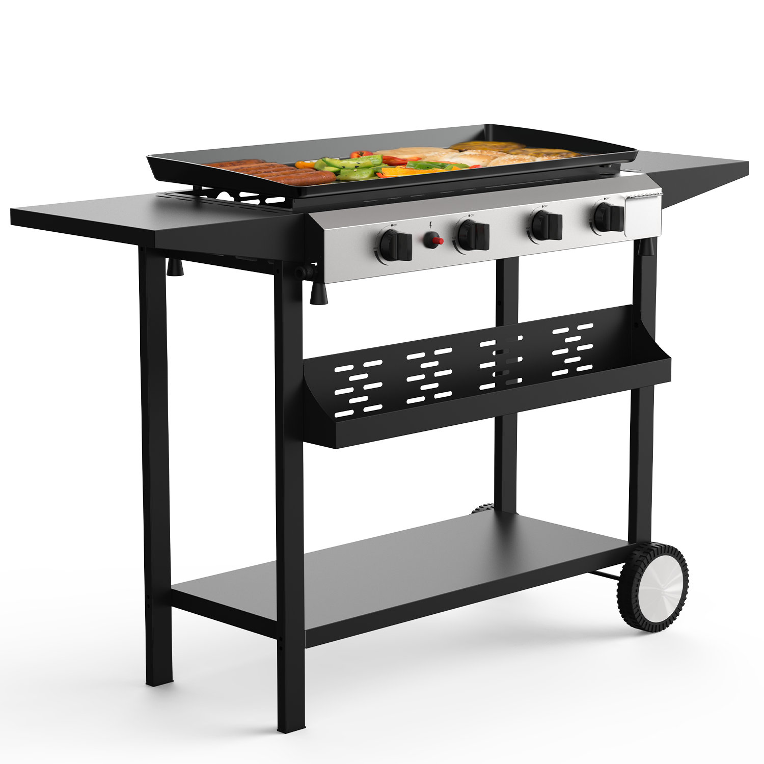 AOTOB 4 - Burner Liquid Propane 40000 BTU Gas Grill | Wayfair