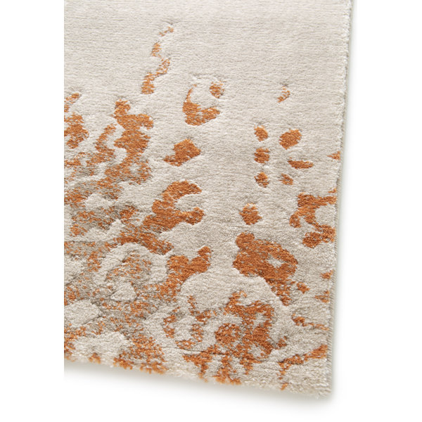 Longweave Suzi Orange/Grey Rug & Reviews | Wayfair.co.uk