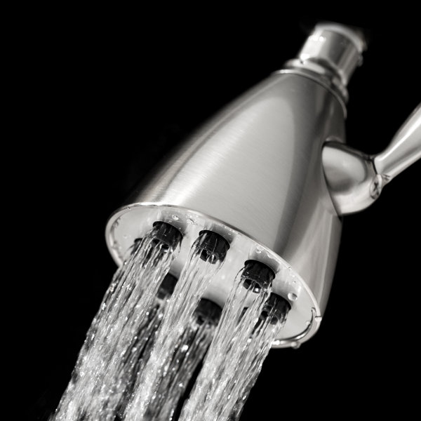 Pacific Bay JetStream Heavy Duty Brass Multi Function Adjustable Shower ...