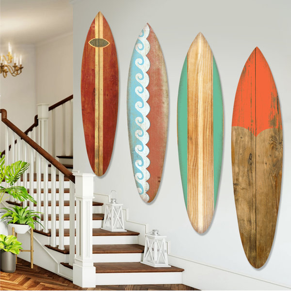Bay Isle Home Surf on Surfboard Wall Décor | Wayfair