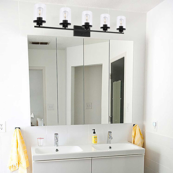 Greyleigh™ Charlbury 5 - Light Dimmable Vanity Light & Reviews | Wayfair