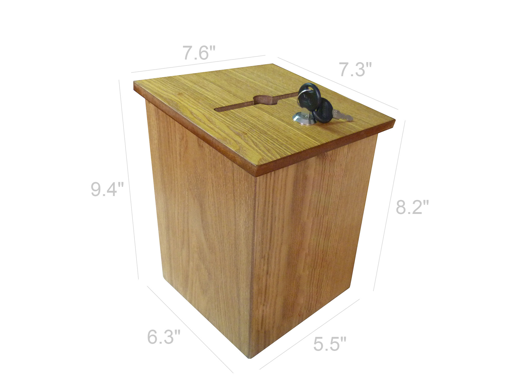 Fixturedisplays Suggestion/Donation Wood Drop Box | Wayfair