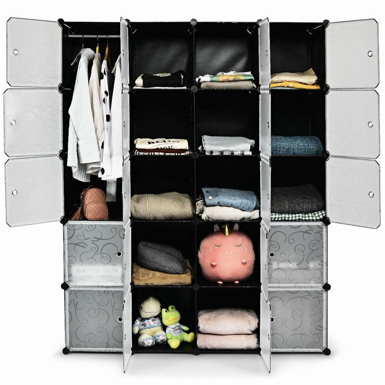 Rebrilliant 20-Cube DIY Cube Storage Organizer Cube Closet Storage ...
