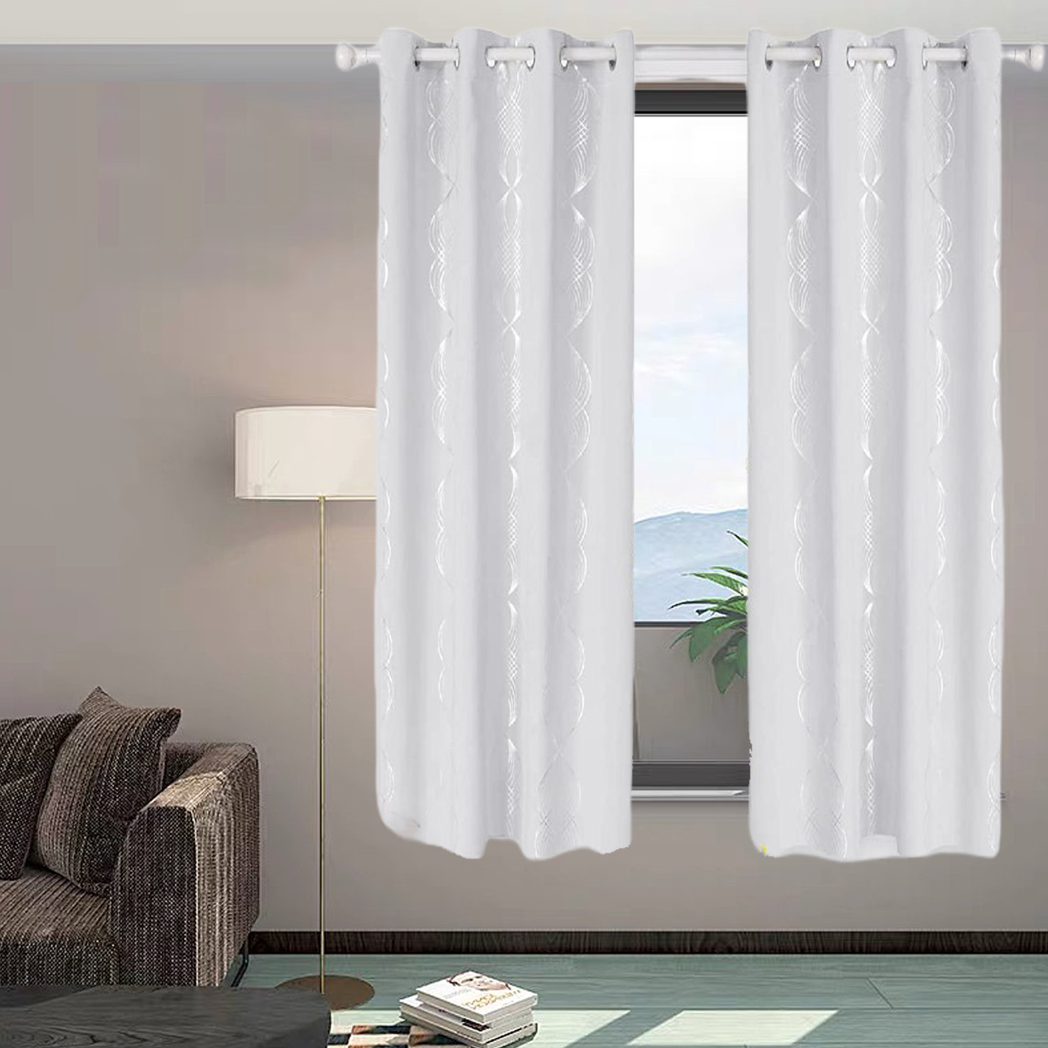 Mercer41 Elinda Polyester Blackout Sliding Panel Pair | Wayfair