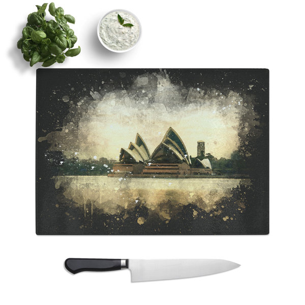 East Urban Home Sydney Opera House Vol.3 Paint Splash Chopping Board ...