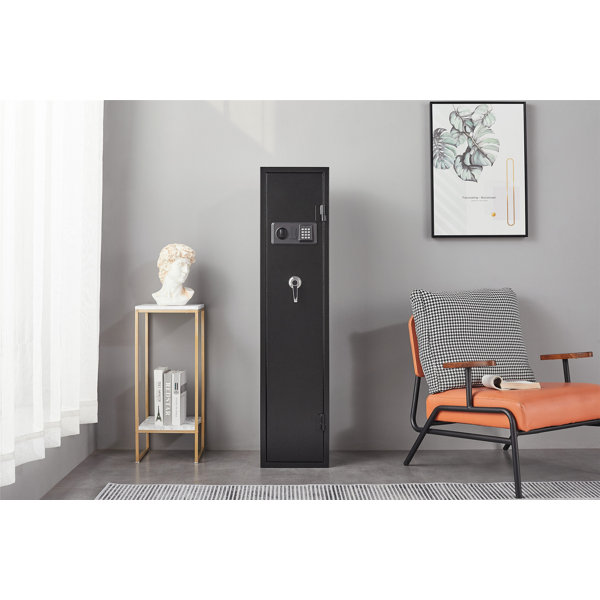 Creationstry Quick Access Electronic Gun Safe with Key Lock | Wayfair