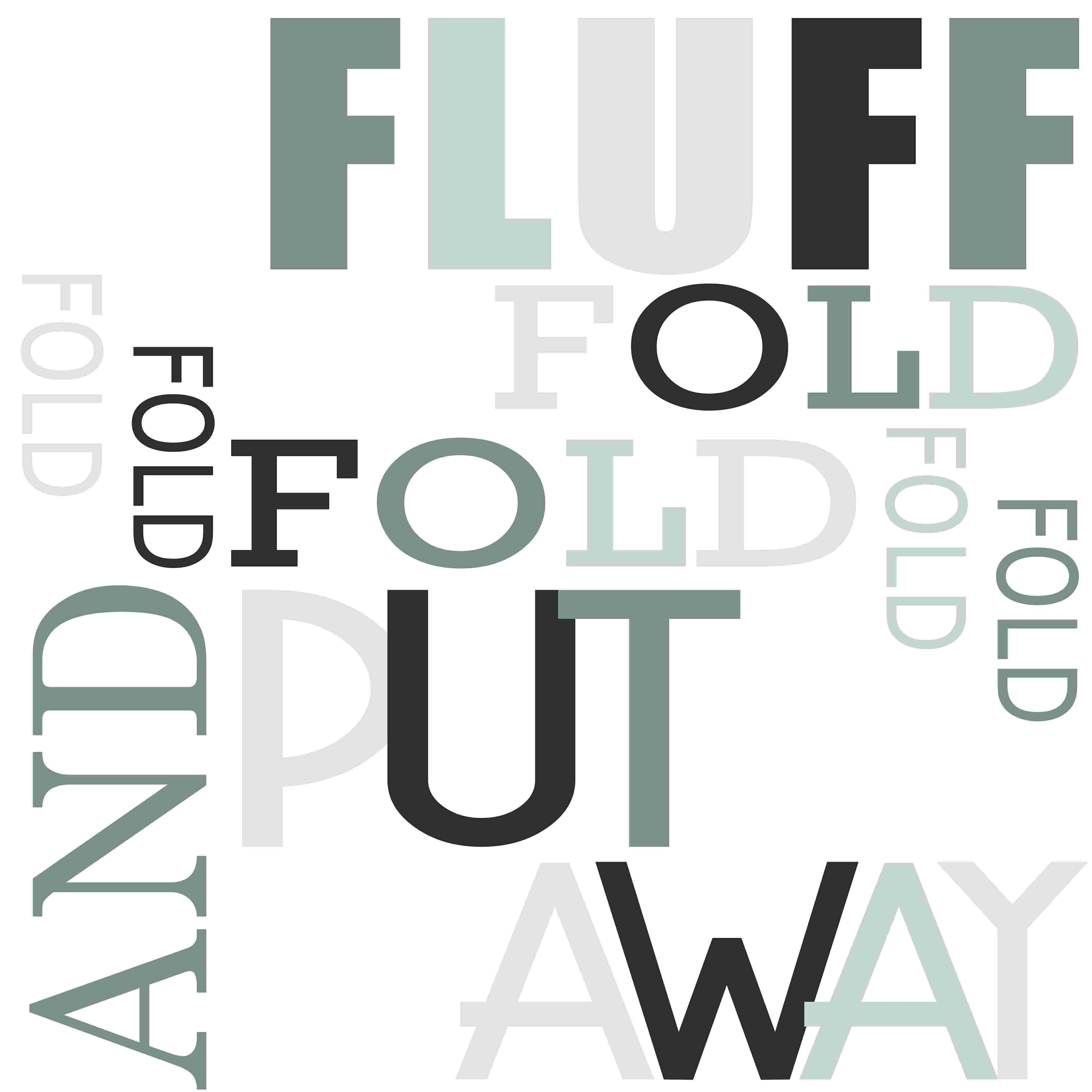 Trinx Fluff Fold Put Away - Wrapped Canvas Print | Wayfair