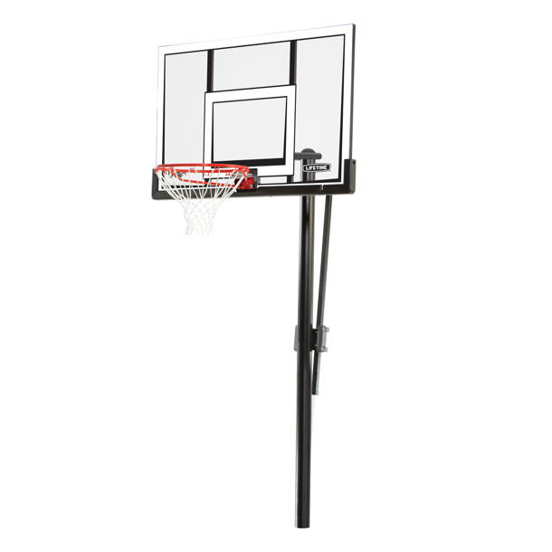 Lifetime Height Adjustable In-Ground Basketball Hoop (48" Polycarbonate ...