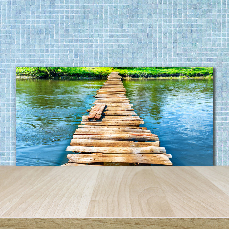 Ebern Designs 50cm x 100cm Glass Panel | Wayfair.co.uk