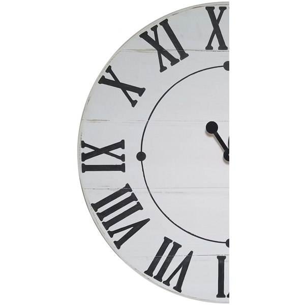 Darby Home Co Neal Wood Wall Clock & Reviews | Wayfair
