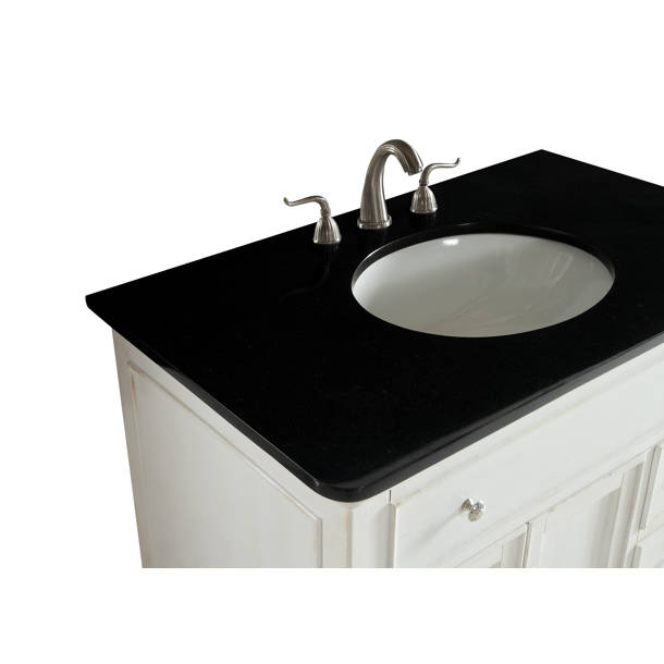 3S Stone 31'' Stone Single Bathroom Vanity Top with Sink | Wayfair