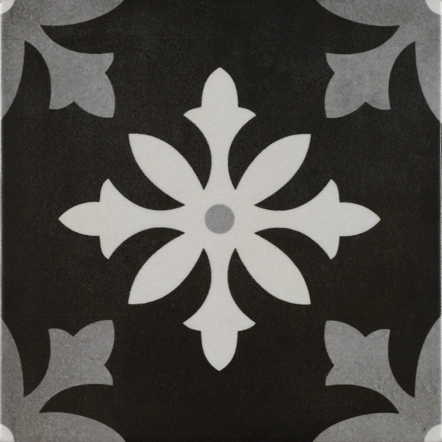 The Bella Collection Museum Getty 9" x 9" Porcelain Spanish / Moroccan ...