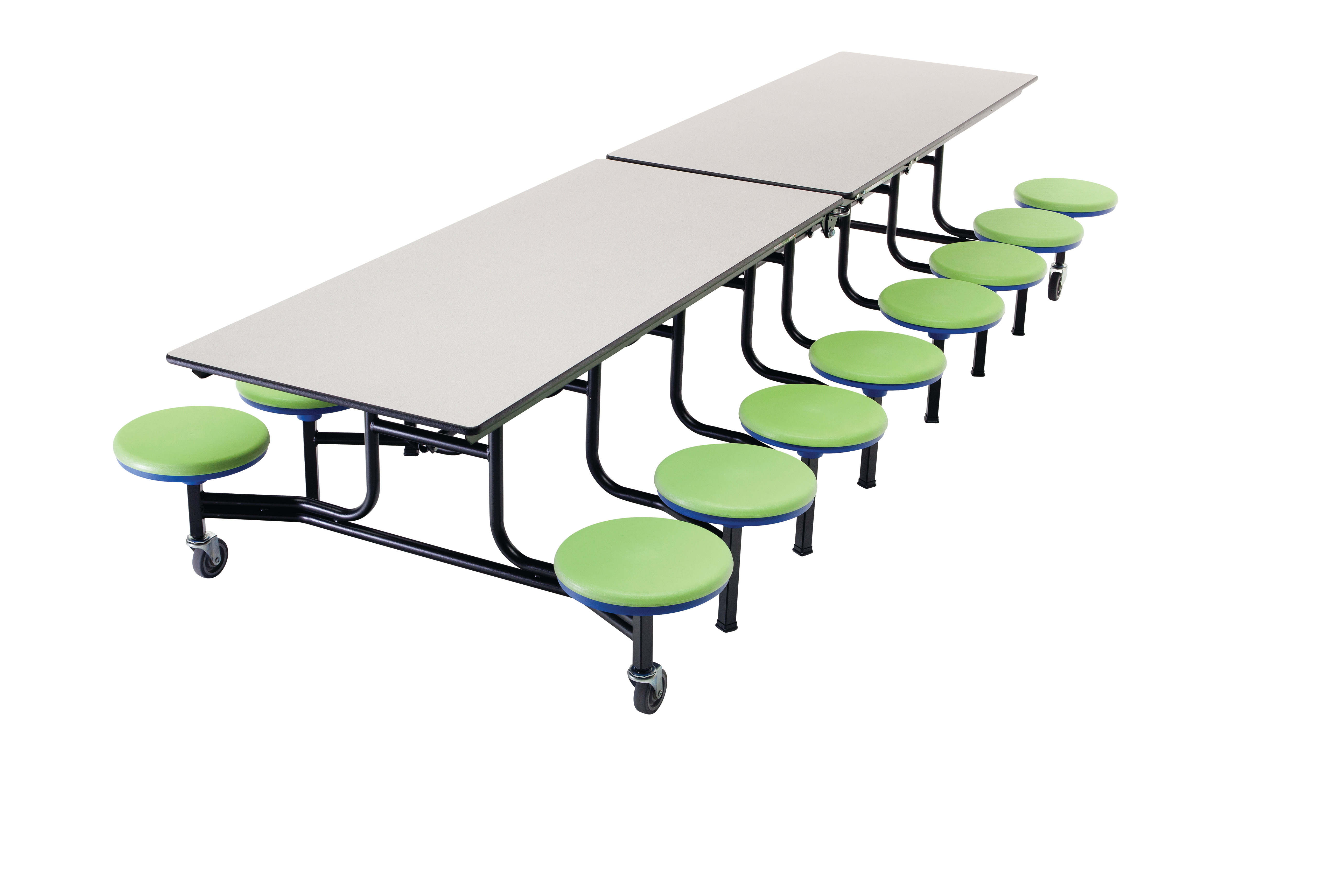 AmTab Manufacturing Corporation 145'' x 30'' Rectangular Stool ...