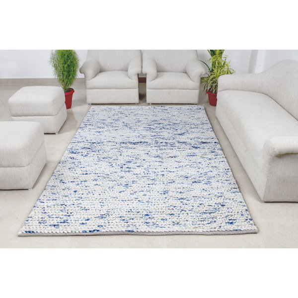 Tufty Home Bleach/Sky Blue Rug | Wayfair