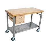 John Boos Cucina Grande Prep Table with Butcher Block Top & Reviews ...