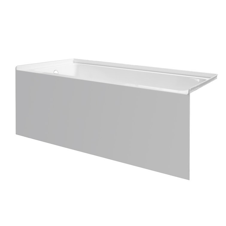 Valley Acrylic Ltd. Signature 54" x 30" Alcove Soaking Acrylic Bathtub ...