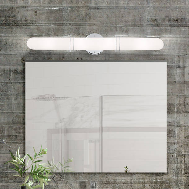 Ivy Bronx Barde Slender Sideway Outdoor Hardwired Bar Wall Sconce with ...