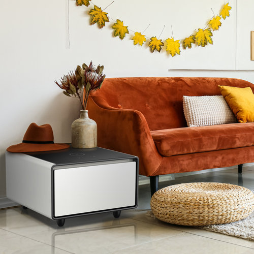 Livtab Smart End Table with Fridge and Built-In Outlets & Reviews | Wayfair