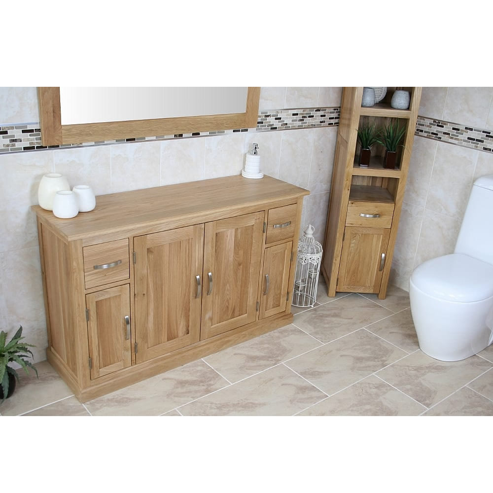 August Grove Keely Solid Wood Freestanding Bathroom Cabinet | Wayfair.co.uk