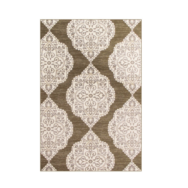 Charlton Home® Jack Machine Woven / Power Loomed Performance Taupe/Gray ...