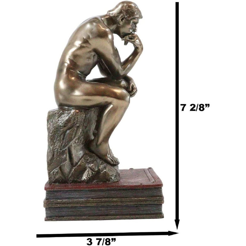 Red Barrel Studio® Auguste Rodin Le Penseur the Thinker Nude Man ...