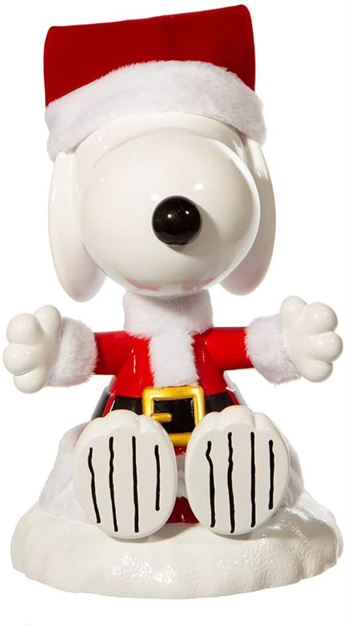 Kurt Adler Peanuts Santa Snoopy Tree Topper | Wayfair