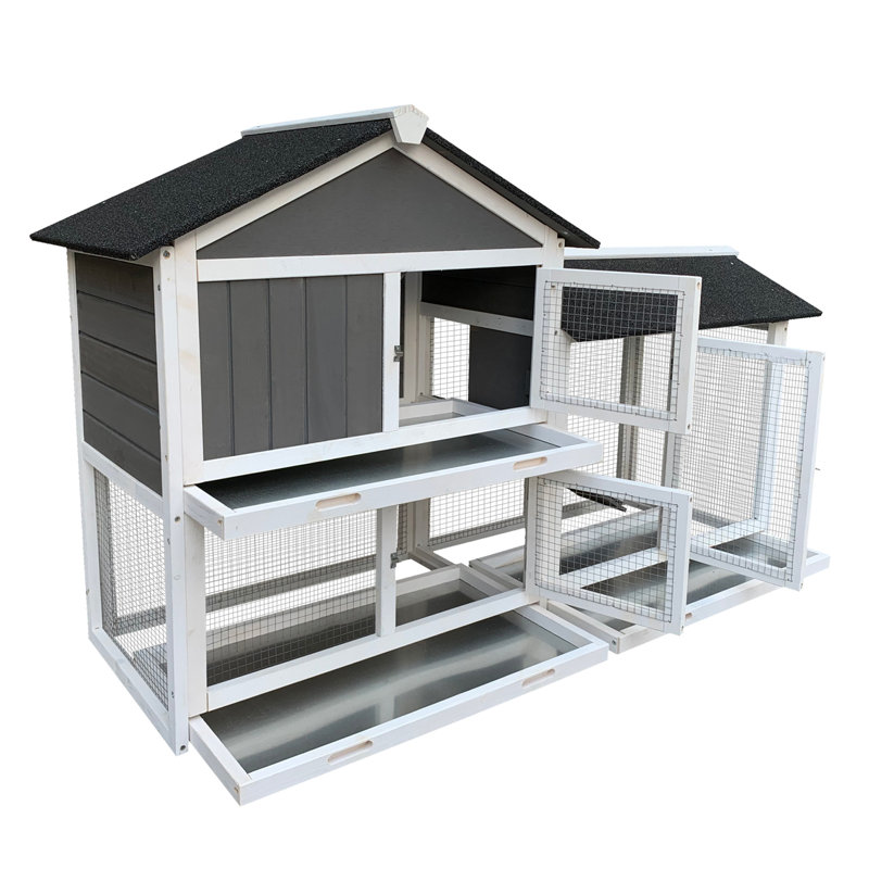 Tucker Murphy Pet™ Eichhorn Weather Resistant Rabbit Portable Hutch ...