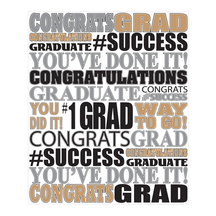 The Party Aisle™ Graduation Wall Decor | Wayfair