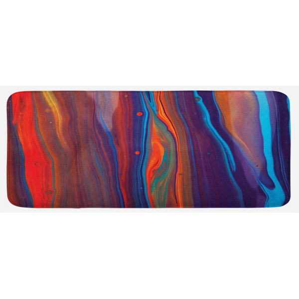 Bless international Colorful Kitchen Mat | Wayfair