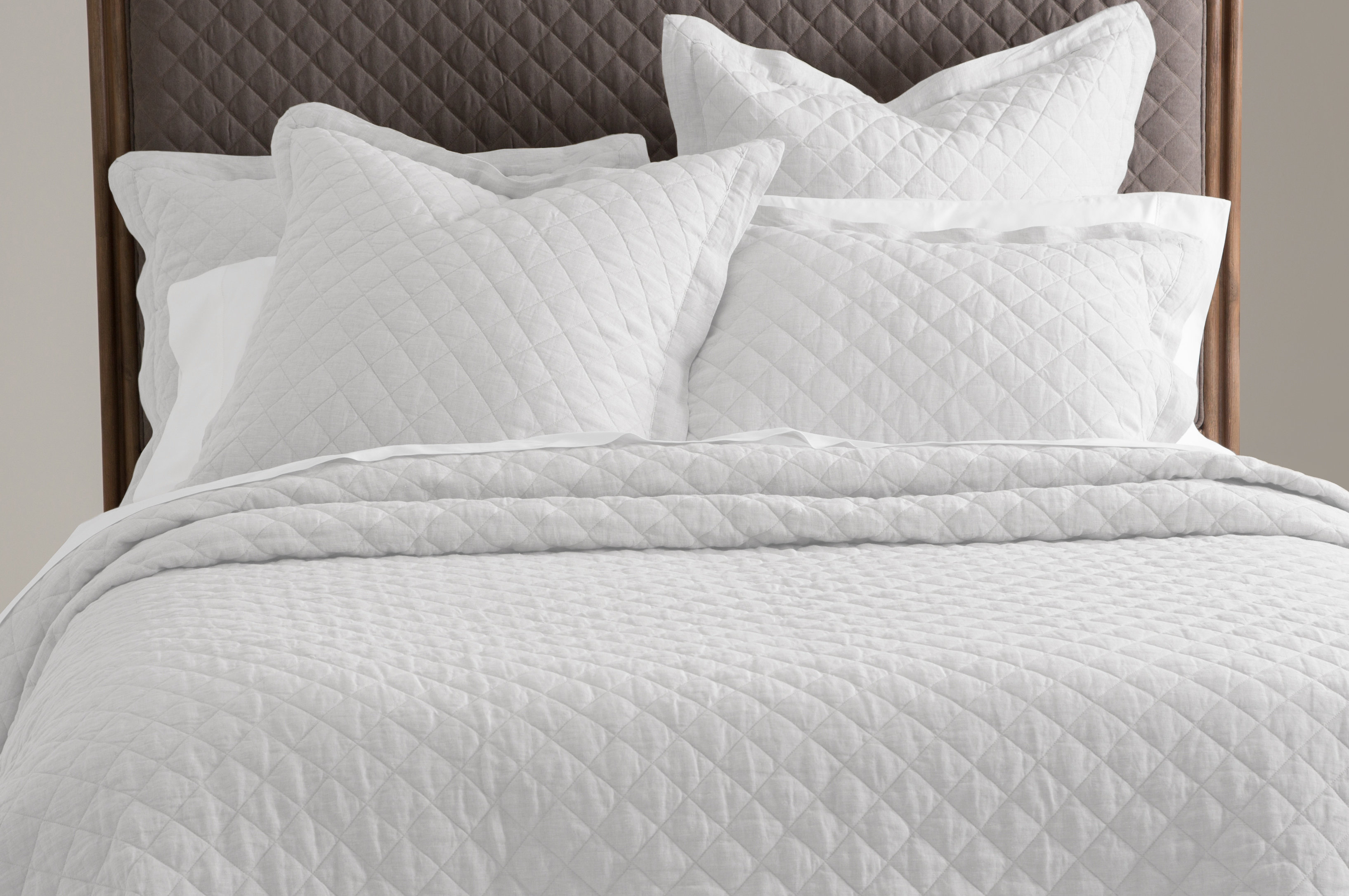 Michael Amini Oslo Linen Quilt Set | Wayfair