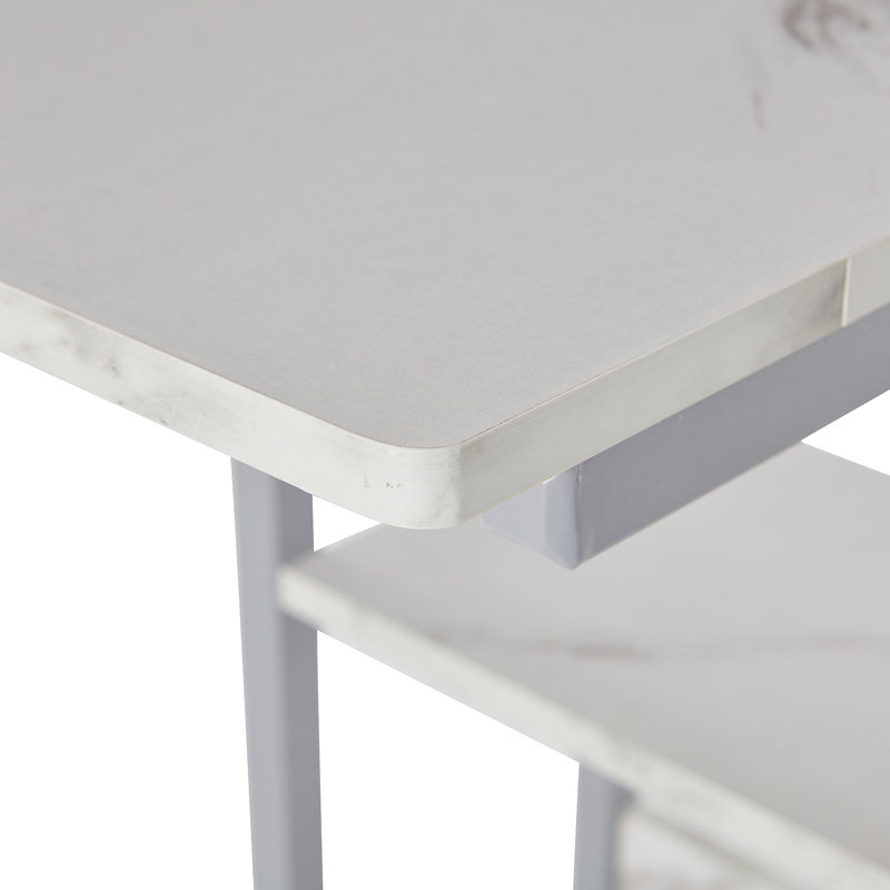 Latitude Run® C-Shaped Side End Table With Wheels & Reviews | Wayfair