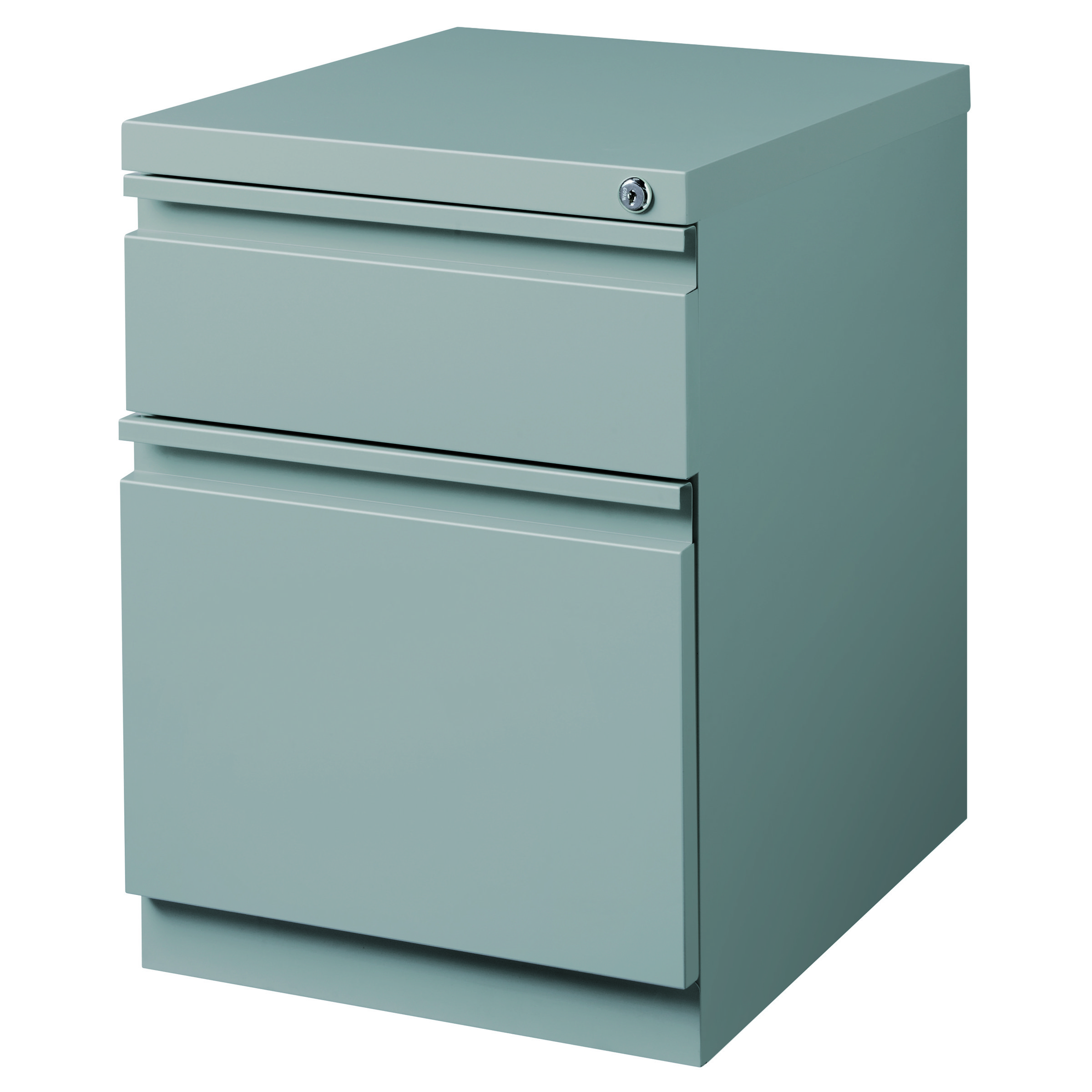 Inbox Zero 15'' Wide 2 -Drawer Mobile Steel Vertical Filing Cabinet ...