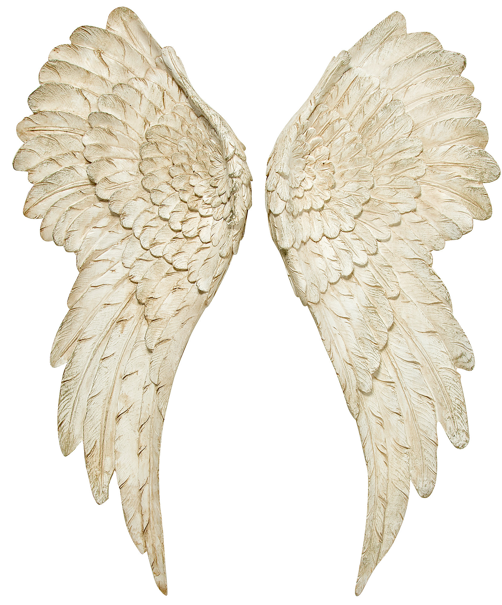 Union Rustic 2 Piece Angel Wing Bas Relief Wall Décor Set & Reviews ...
