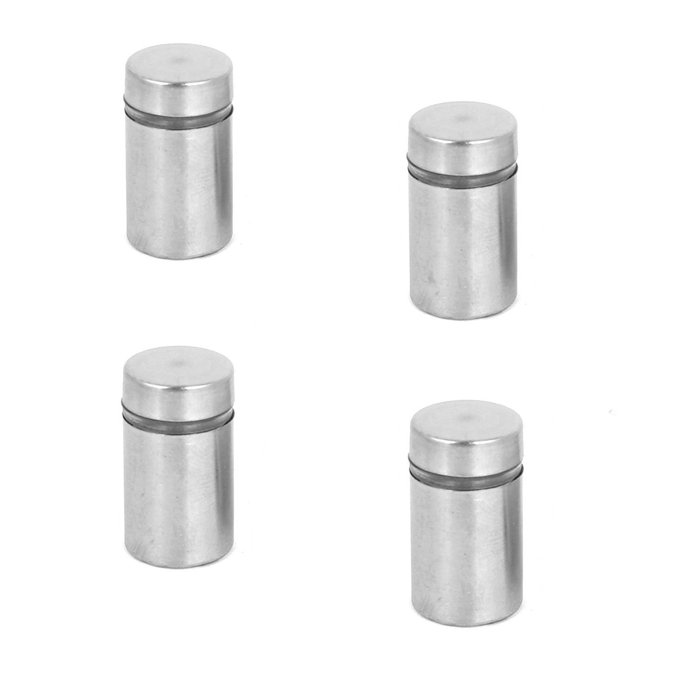 Fixturedisplays® Glass Standoff Stainless Steel Standoffs Mirror Screw ...