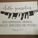 Red Barrel Studio® Clothe Yourselves With Compassion Clothesline by ...