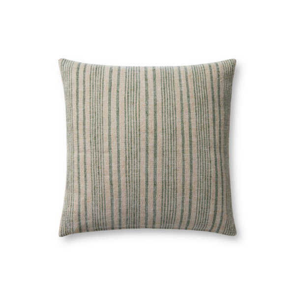 Magnolia Home by Joanna Gaines x Loloi Jute Throw Square Pillow Cover ...