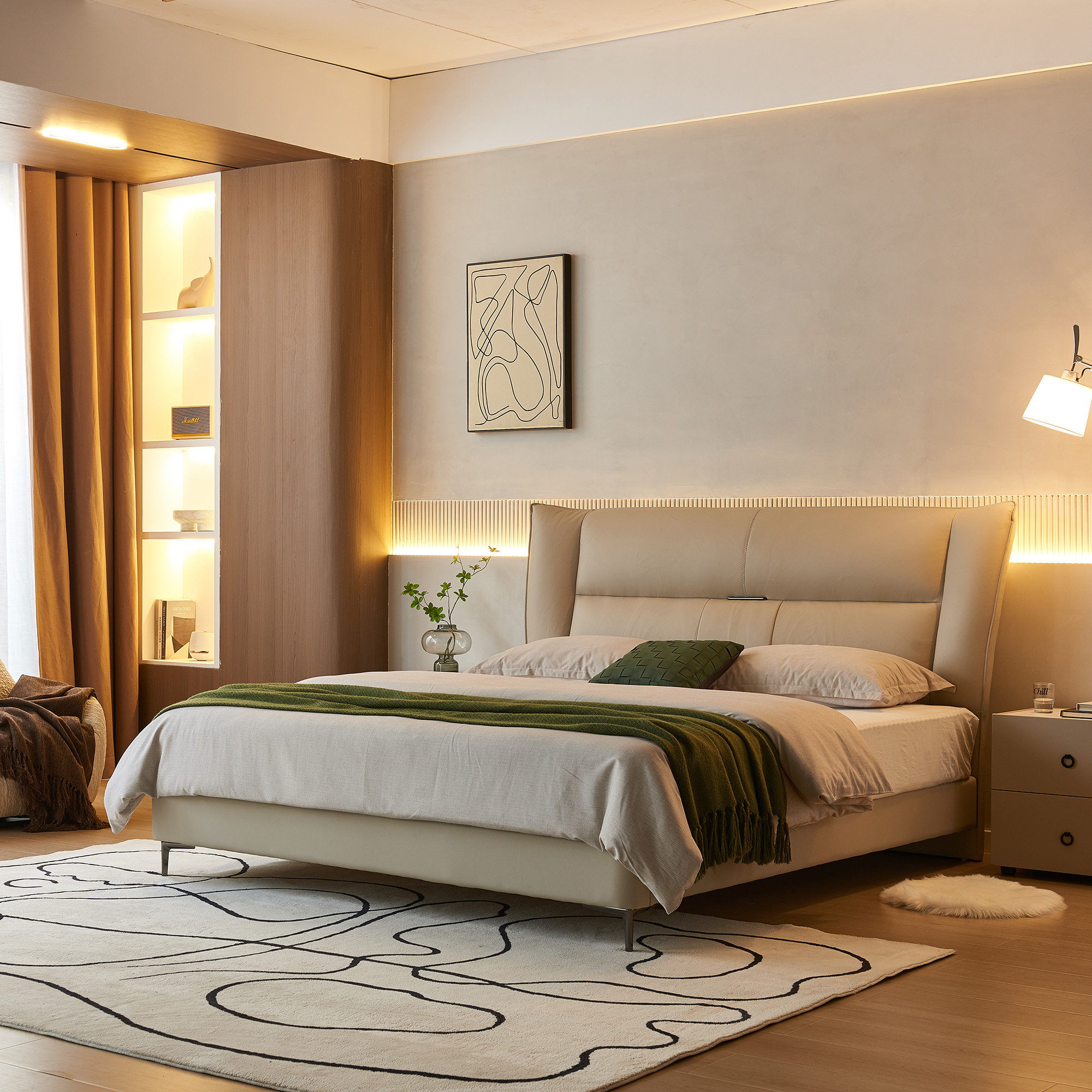 Brayden Studio® Boroff Upholstered Bed | Wayfair