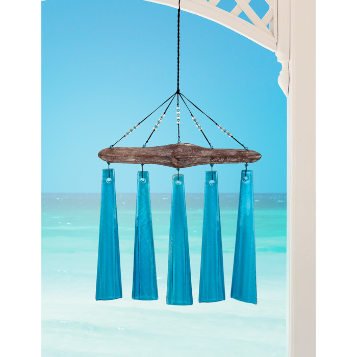 Rosecliff Heights Anders Sea Glass Wind Chime & Reviews | Wayfair