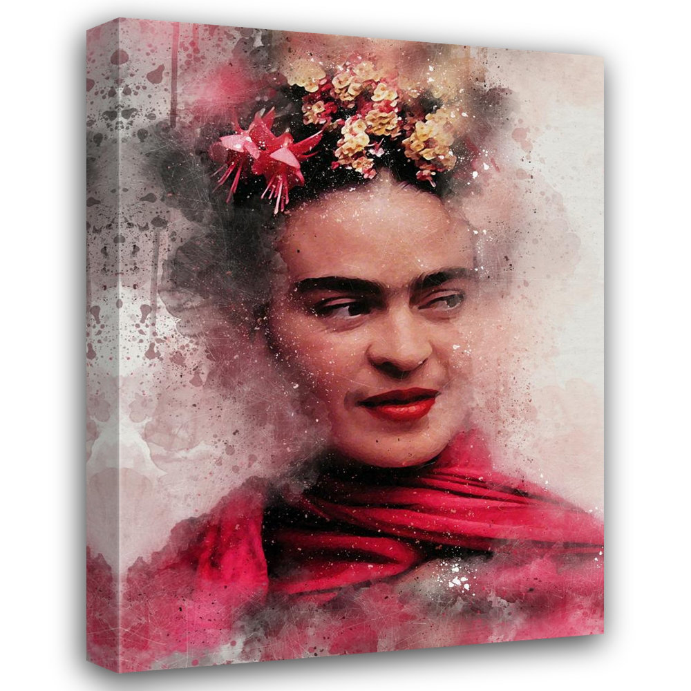 Dakota Fields Frida Kahlo by - Wrapped Canvas Graphic Art | Wayfair