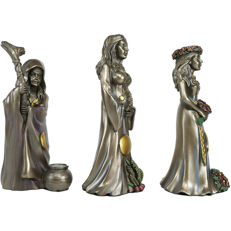 Trinx 3 Piece Annabela Celtic Sacred Lunar Cycle Triple Goddess Maiden ...